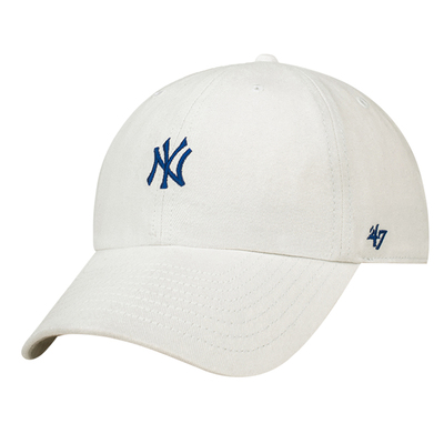 47brand白色宽檐棒球帽女la小标