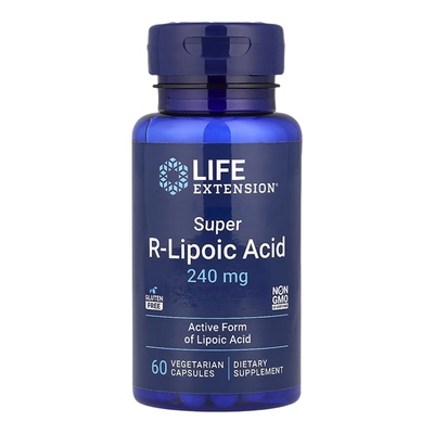 Life Extension超级右旋R-硫辛酸R-lipoic acid活性240mg*60粒r型