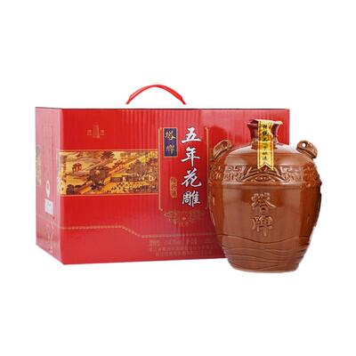 塔牌黄酒五年花雕陈酿1.625L*2坛礼盒半干型加饭古法手工绍兴