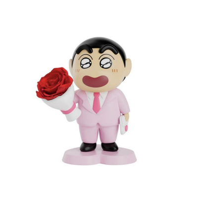 蜡笔小新盲盒花花的世界永生花