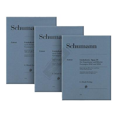 舒曼组歌op39艾兴多夫诗歌中低音