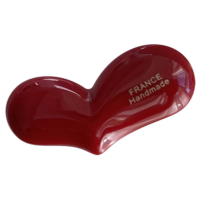 小爱心刘海碎发鸭嘴夹法式