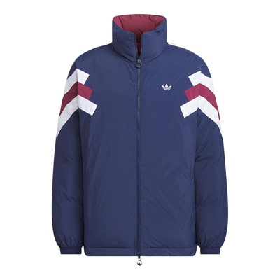 Adidas/阿迪达斯正品三叶草男士宽松立领双面保暖羽绒服KF9609