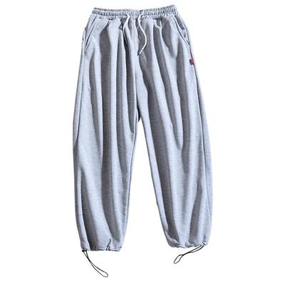 灰色束脚裤韩版潮流休闲长裤