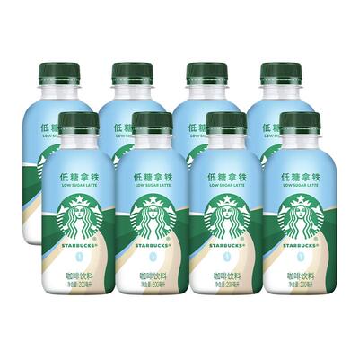 星巴克星小咖低糖拿铁8瓶