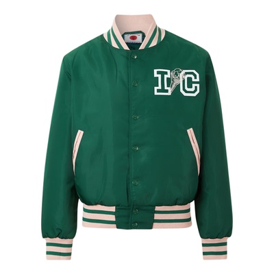 【折扣】ICECREAM 秋冬男刺绣印花带填充物夹克外套