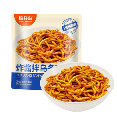 湾仔岛日式炸酱乌冬面方便面非油炸甜水面速食拌面XO港式车仔面