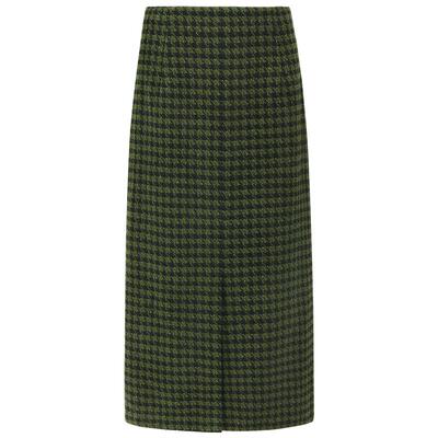 COCOBELLA银葱千鸟格半身裙