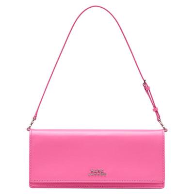 【新年特惠】MARC JACOBS/莫杰  GLAM MJ 牛皮纯色简约单肩手提包