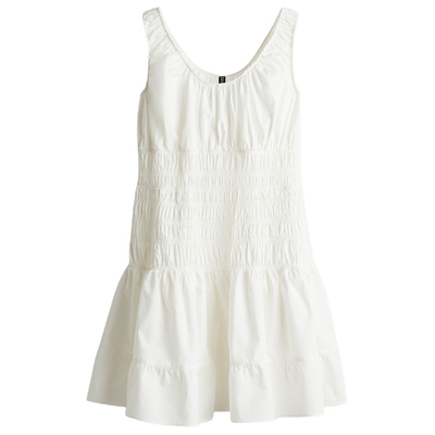 HM女装千金风连衣裙冬季气质通勤休闲缩褶连身裙1275792