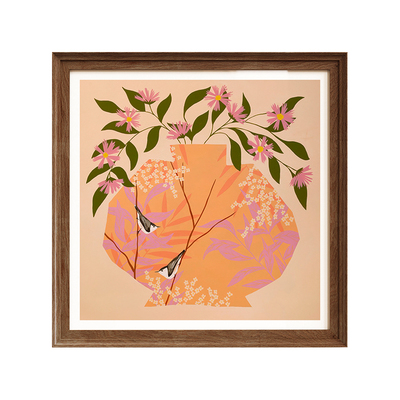 原木奶油风客厅装饰画高级感挂画