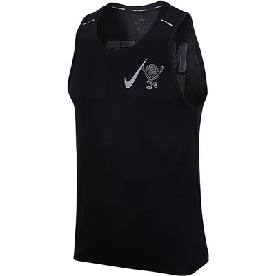 Nike/耐克正品薄款透气男子运动无袖字母印花背心DD1554-010