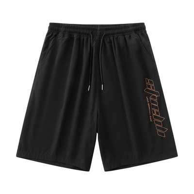 GL真维斯冰丝短裤男夏外穿薄款直筒休闲五分裤2026新款宽松中裤子