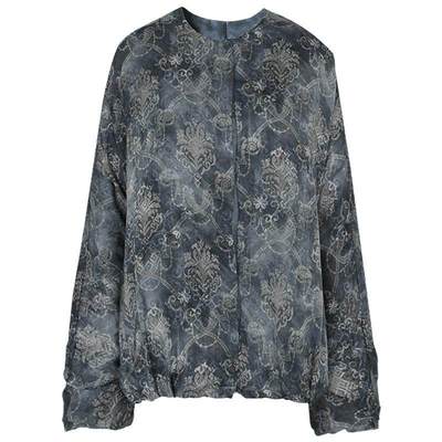 双面穿青花瓷国风醋酸90绒羽绒服