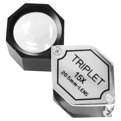 15倍便携腰码玉石邮票珠宝放大镜