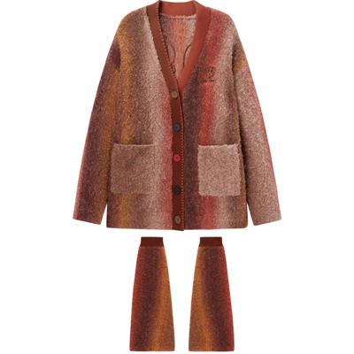 太平鸟女装年冬季新款渐变线开衫A3EDD4156