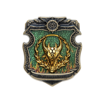 Starforged星辰铸造 战锤40K周边火蜥蜴胸针挂饰烈焰余烬士气徽章
