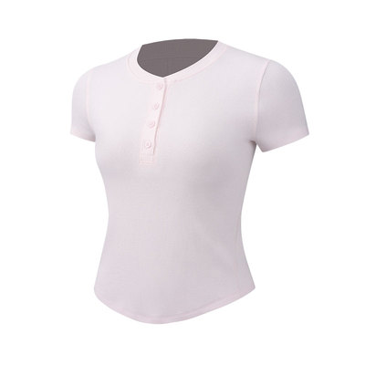 Hold Tight 女士紧身剪裁短袖亨利衫丨lululemon丨LW3IW0S
