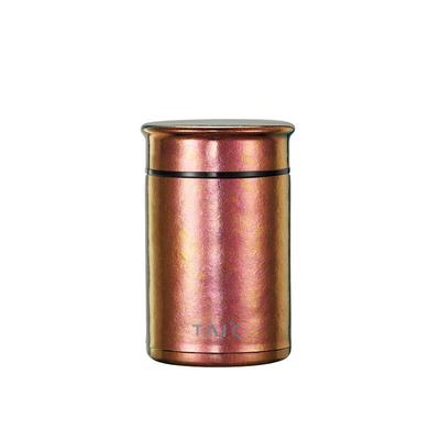 TAIC可爱便携水杯纯钛双层保温杯