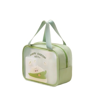 洗漱包防水便携2025新款化妆包干湿分离洗澡浴兜游泳收纳包女旅行