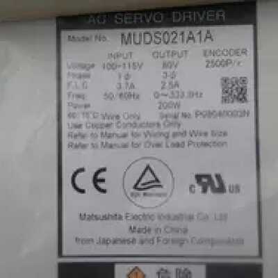 议价MUDS023A1A原装松下200W伺服驱动器全新质保一年现货包邮欢迎