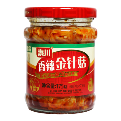 惠川香辣金针菇下饭菜瓶装