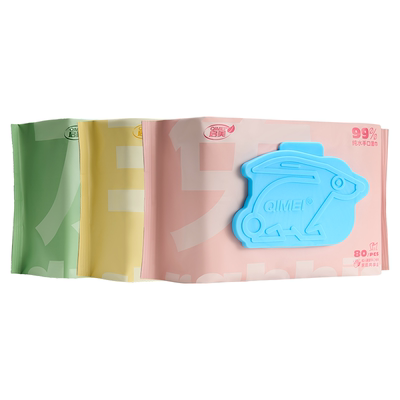 启美3包80抽生肖纯水手口湿巾