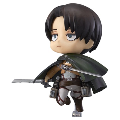 GSC 进击的巨人 粘土人 利威尔 兵长 韩吉 佐耶 Q版可动手办 现货