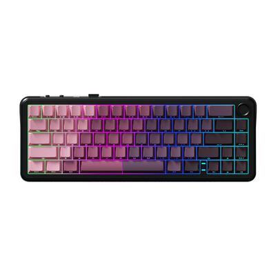 维咖WK68客制化机械键盘黑莓侧刻