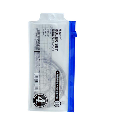 96042 四件套尺 办公文具 三角尺 直尺 量角器 学生考试