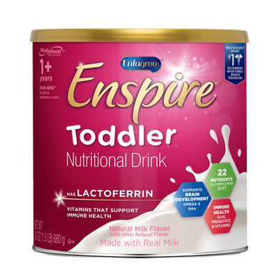 临期26.6美版美赞臣蓝臻3段婴幼儿含乳铁蛋白配方奶粉680g/罐*4