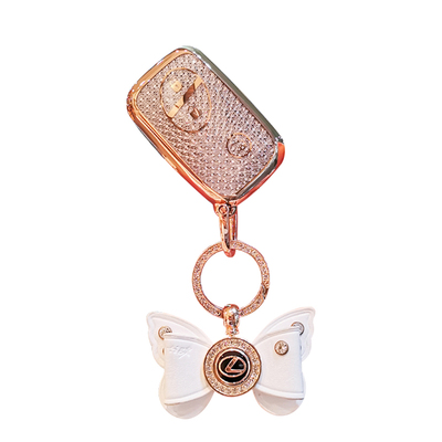 雷克萨斯高档闪耀钻石纹车钥匙套