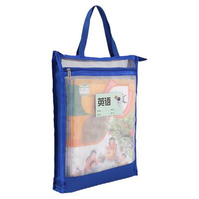 竖式科目分类袋作业文件袋书袋书本试卷收纳袋学生立体手提资料袋