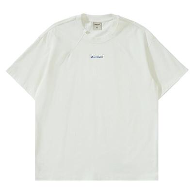 原创个性领子宽松打底衫tee体恤