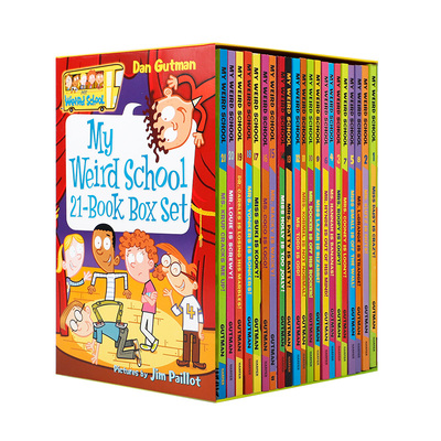 【送音频】疯狂的学校第一季初级桥梁章节书 My weird school 英文原版儿童小说6-8-10岁疯狂学校校园故事漫画英语趣味小说