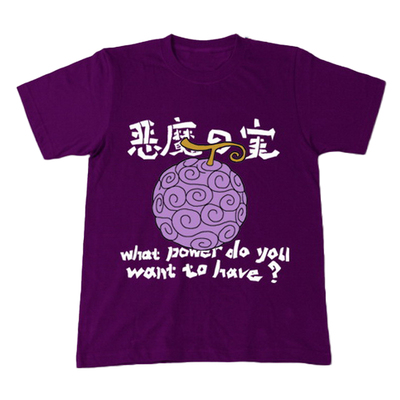 日本原装正版ONEPIECE海贼王T恤恶魔果实橡胶果实COSTAR动漫短袖