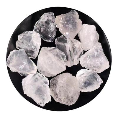 天然水晶原石扩香石无火香薰石毛料石水晶石家居摆件diy装饰碎石