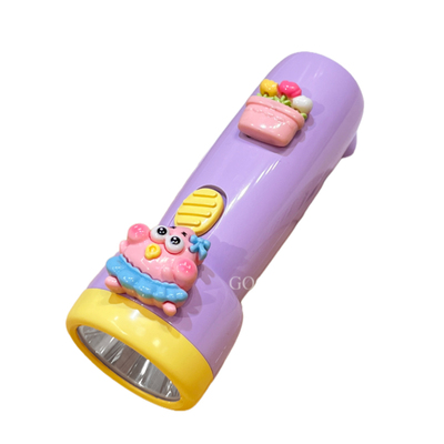 手电筒家用强光便携可爱卡通