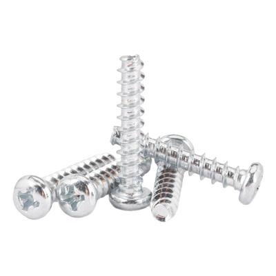 白锌平尾圆头M3M5自攻螺丝