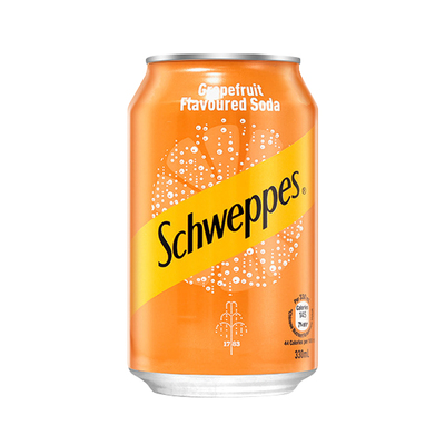 怡泉玉泉西柚味苏打汽水易拉罐装