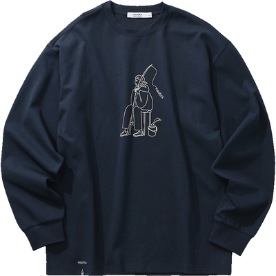 nauticawhitesail长袖圆领T恤