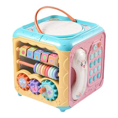 宝宝桌面游戏多面体手拍鼓玩具