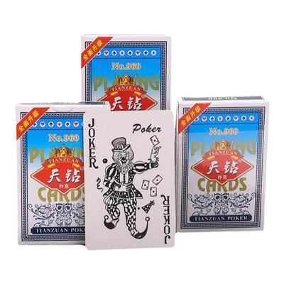 天钻加厚纸牌扑克牌1副