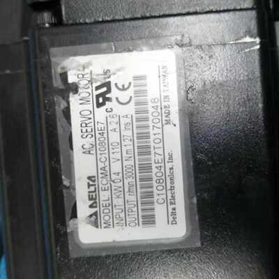 议价ECMA-C10804E7台达伺服电机成色漂亮保修3个月 议价