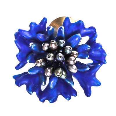 小众矢车菊高档配饰别针固定