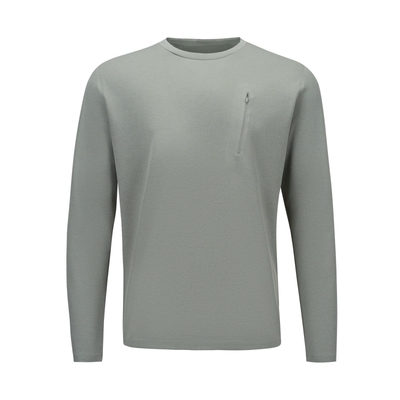 DESCENTE迪桑特DUALIS系列都市通勤男士SOLOTEX圆领长袖针织衫