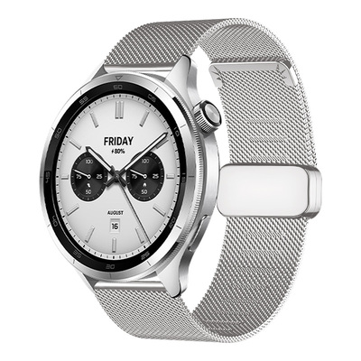 适用小米手表S4表带watchS4sport米兰磁吸扣S3腕带S2智能Color2运动s2Pro金属S1表链s1pro男女款Watch2替换带