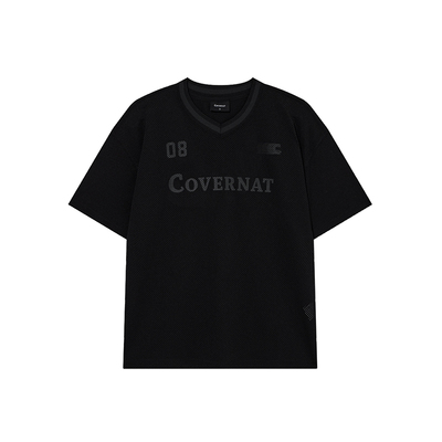 COVERNAT短袖球衣网纱男士T恤