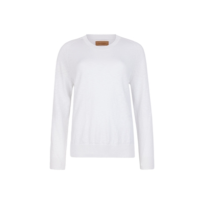 【季末折扣】FALCONERI女士罗纹圆领纯棉修身长袖针织衫DML490F