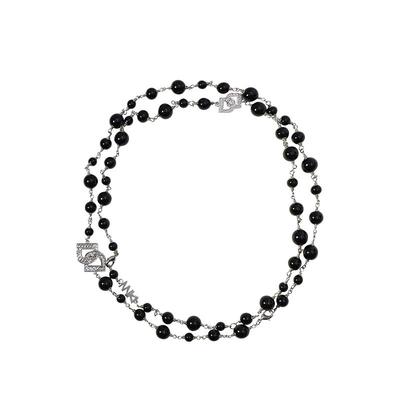 DINNDINNDESIGN黑玛瑙系列项链